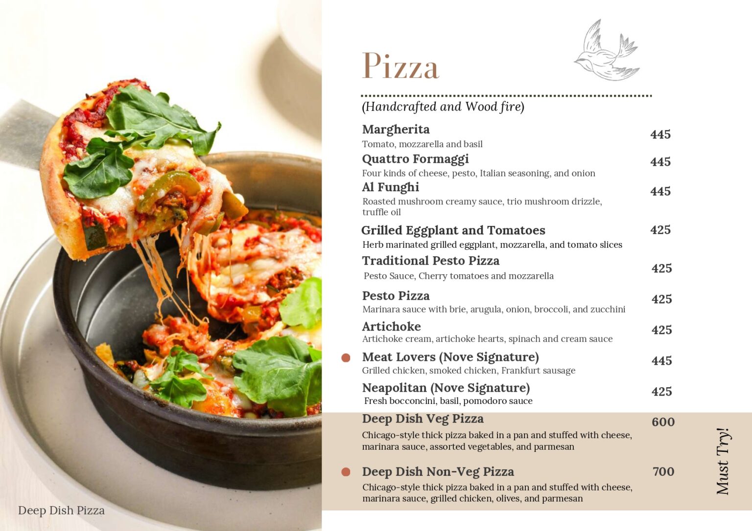 Nove Italian kitchen Menu | Discover Flavorful Delights