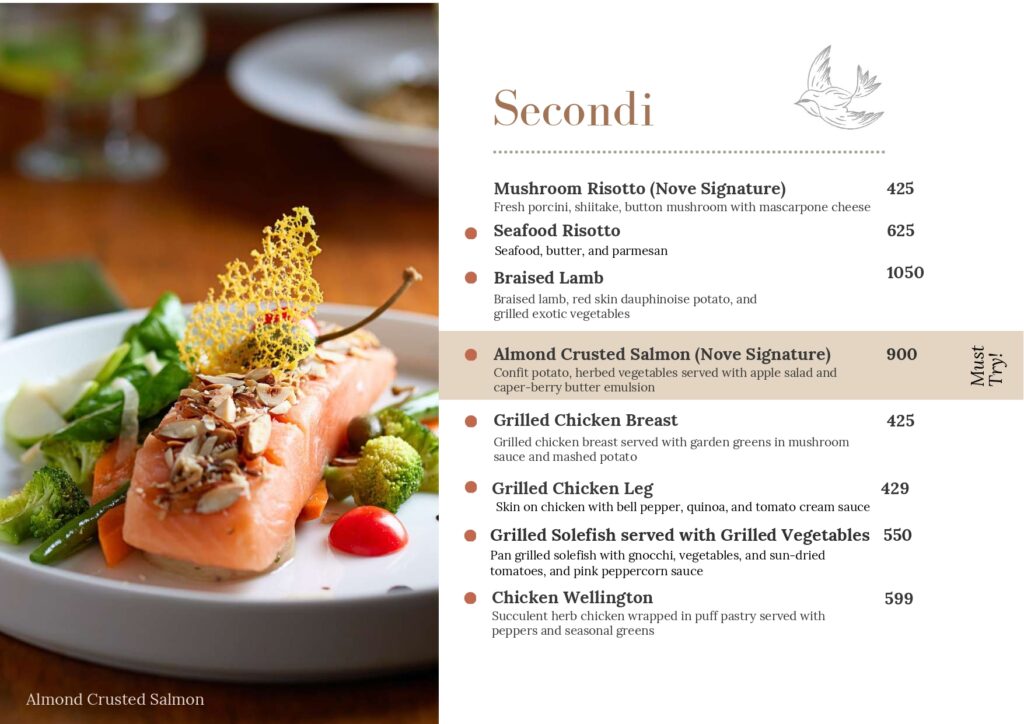 Nove Italian kitchen Menu | Discover Flavorful Delights